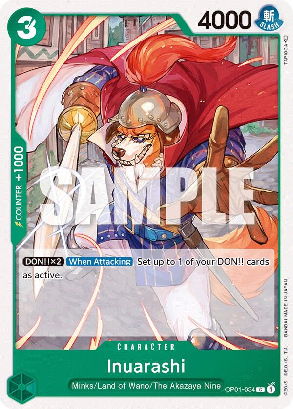 One Piece TCG - Inuarashi - Romance Dawn (OP01) – PoP Topic