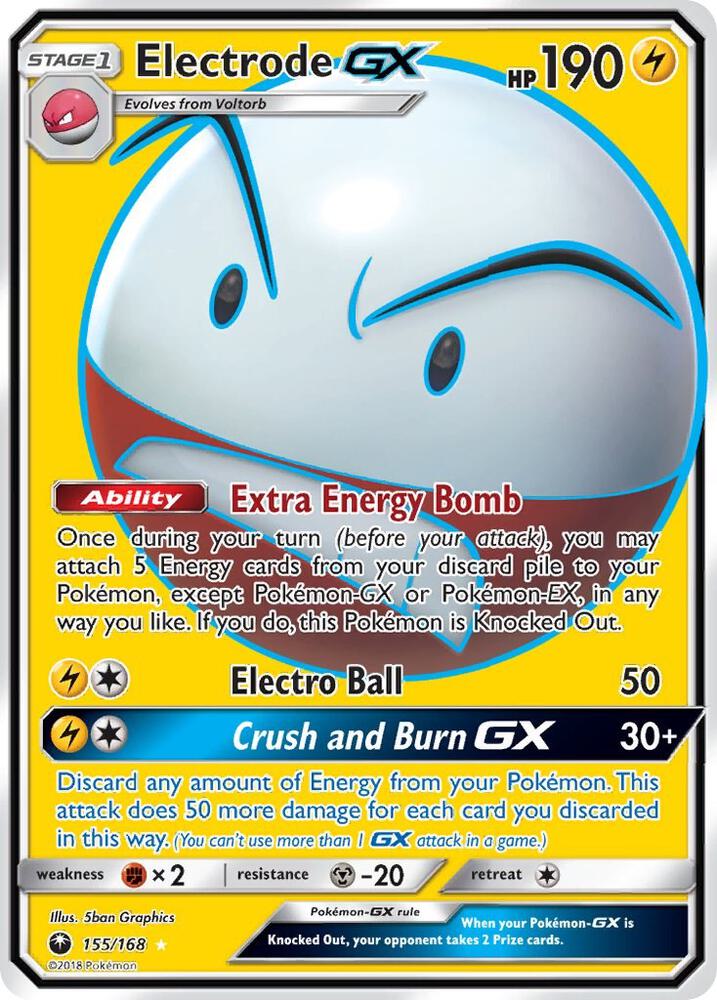 Pokemon TCG! Electrode GX (Full Art) - SM - Celestial Storm (CES) – PoP Topic