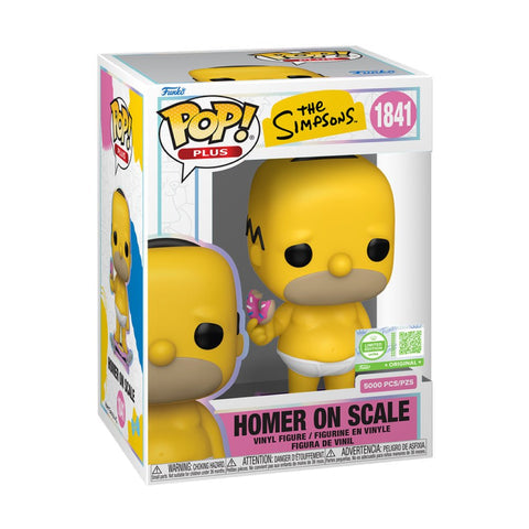 Funko Pop! The Simpsons - Homer on Scale 1841 Ultra Limited Edition Fi ...