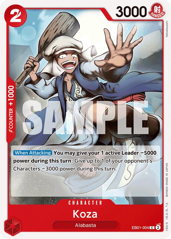 One Piece TCG - Koza - Extra Booster: Memorial Collection (EB-01) – PoP ...