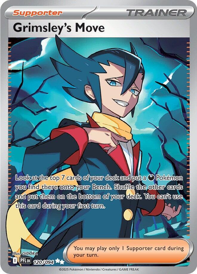 Pokemon TCG! Grimsley's Move - 120/094 - ME02: Phantasmal Flames (PFL ...