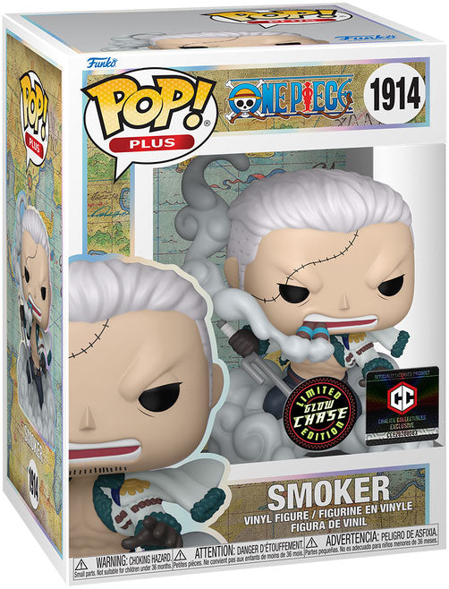 Funko Pop! One Piece - Smoker 1914 Glow Chase Chalice Collectibles Exc ...
