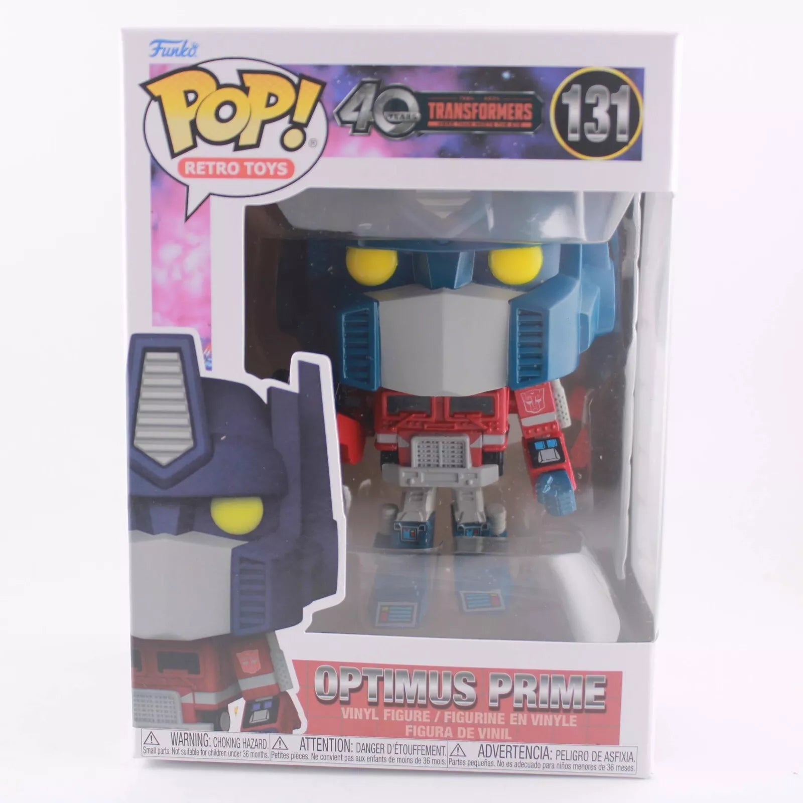 Funko Pop Transformers G1 Optimus Prime - 40 Years Anniversary Figure ...