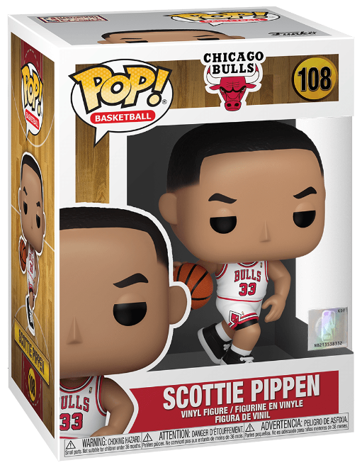 Funko POP NBA Chicago Bulls Scottie Pippen #108 Hardwood Classics + Po ...